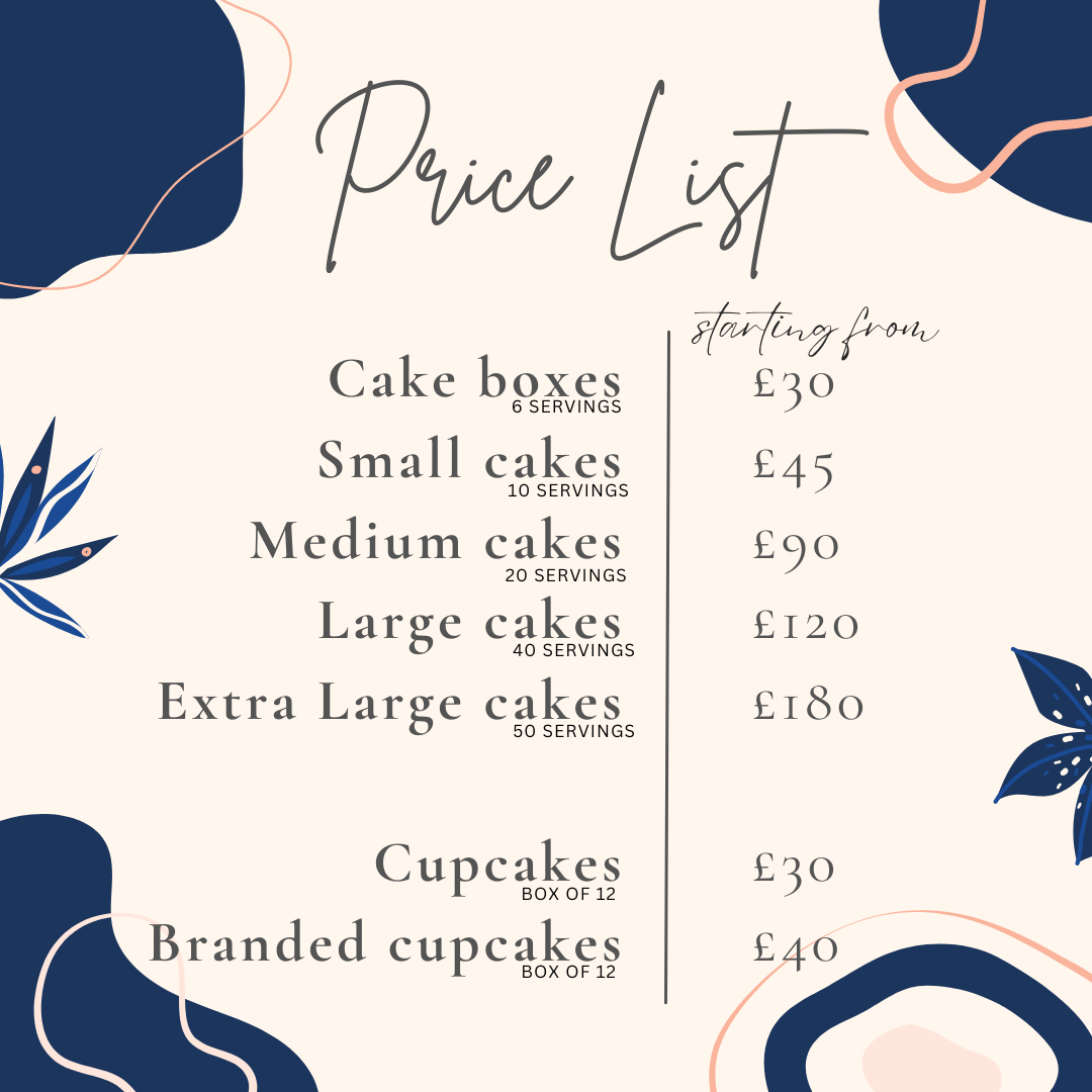 Menu – Flour & Blossom Bakery